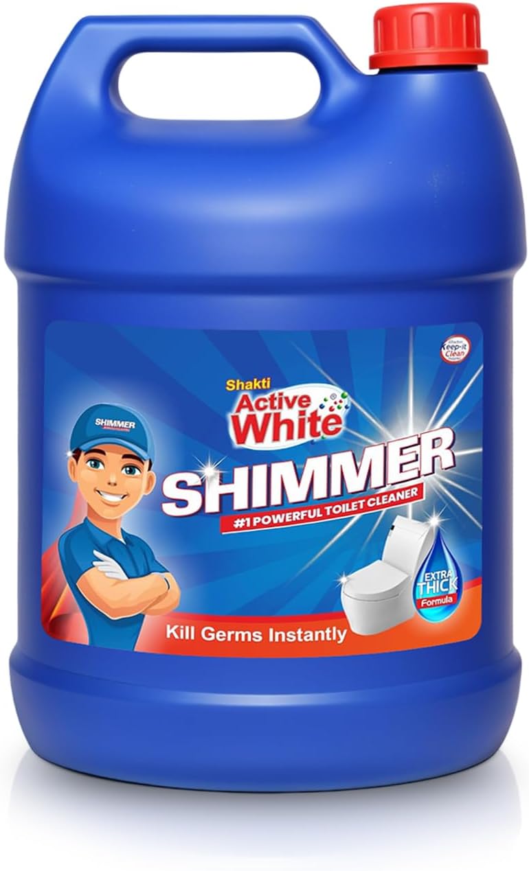 Shimmer Disinfectant Toilet Cleaner, 5L Mega Jar | Original Liquid ...