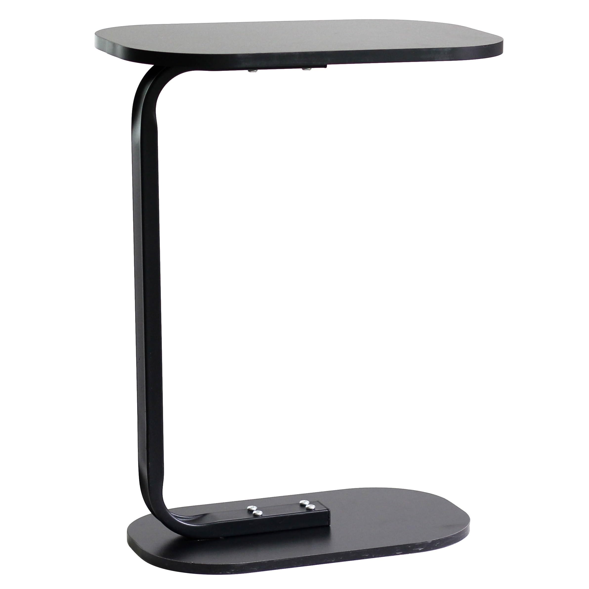 Olly & Rose Premium Side Table C Shaped – Matt Black Coffee Table TV ...