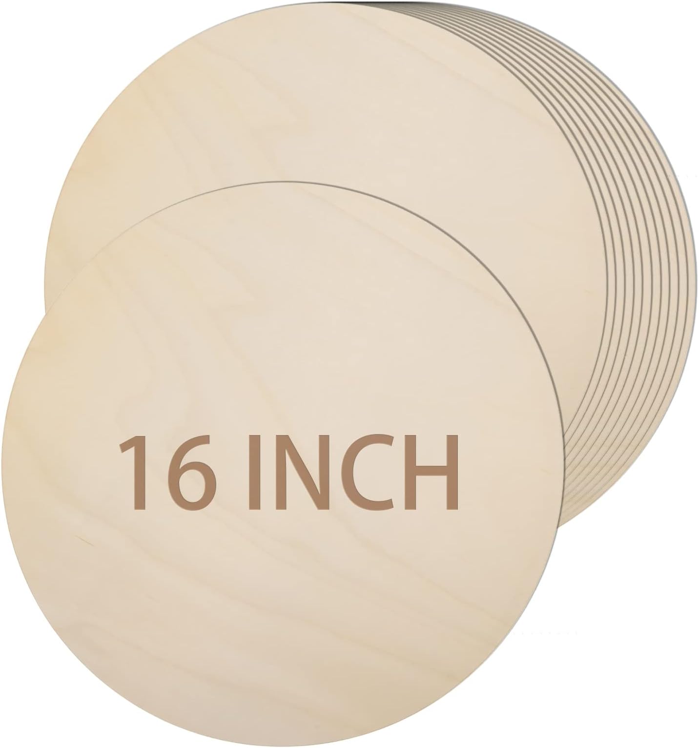 Amazon.com: Round Wood Discs for Crafts, Audab 5 Pack 14 Inch Wood ...