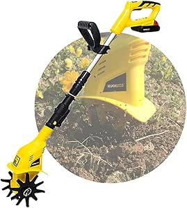 20V Cordless Electric Scarifier Handheld Rotavator Portable Electric ...