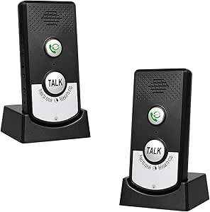 2 Way Wireless Intercom for Home Hospital Hotel,1000m Range Indoor ...