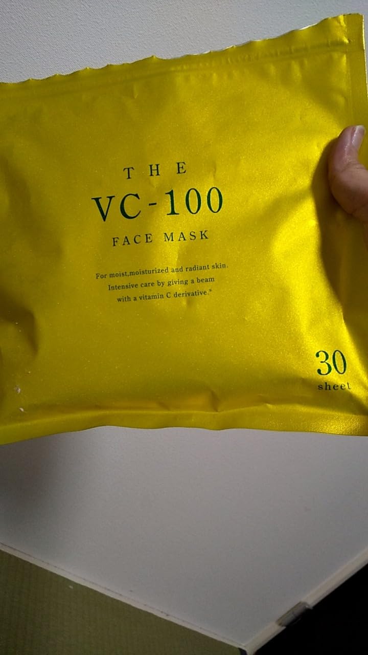 Amazon | フェイスマスクV THE VC-100 FACE MASK フェイスマスク ビタミンC 集中ケア 透明肌 フェイスパック ...