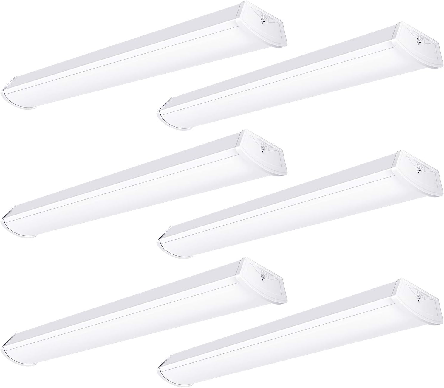 4FT LED Wraparound, 40W Shop Lights LED Shop Lights for Garage, 4400lm ...