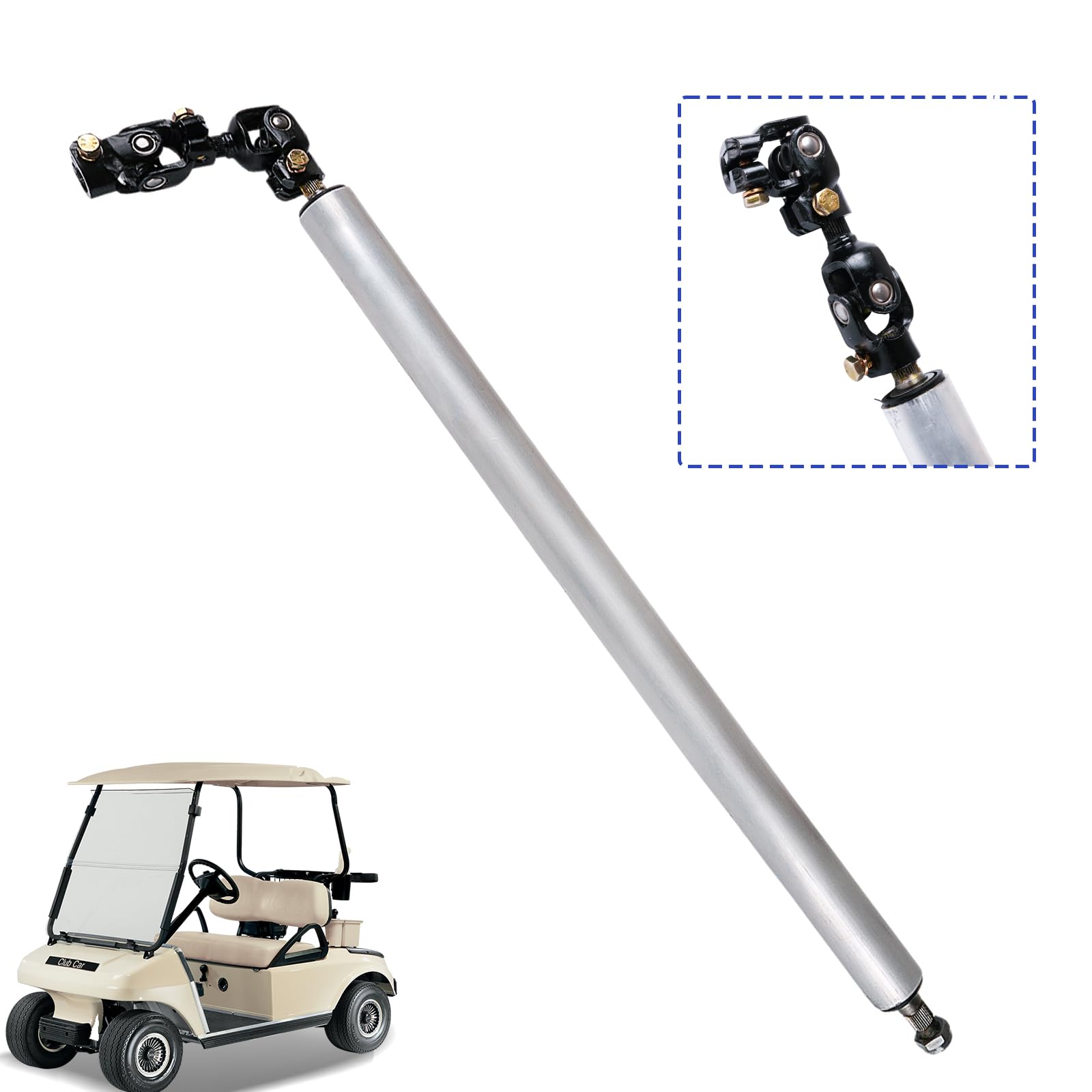 Amazon.com: Panglong DS Golf Cart Steering Column Assembly with Shaft ...