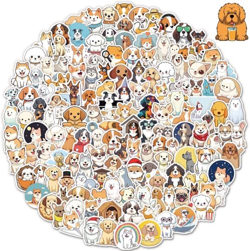 Amazon.com: 100pcs Variety Cute Dog Stickers Set, Cute Animals Stickers ...