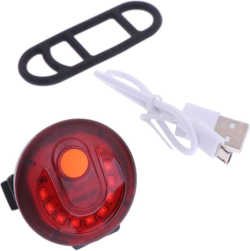 SHIVEXIM Bike Tail Led Light Night Safety Warning Lamp Rechargeable USB ...