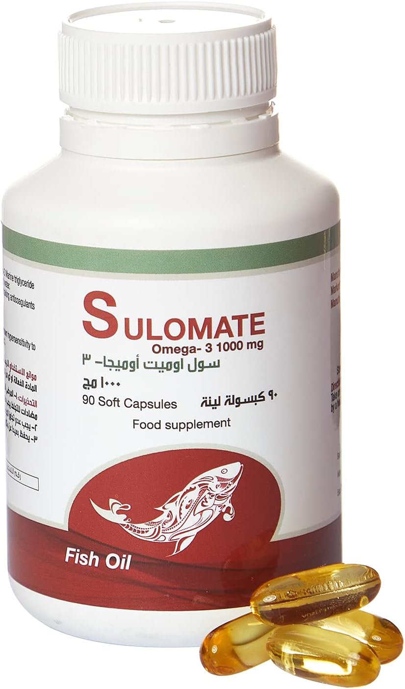 Sulinda SoLumate Omega 3 1000Mg, Food Supplement, 90 Caps : Buy Online ...