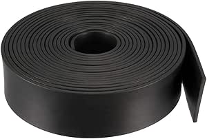 uxcell Solid Rectangle Rubber Seal Strip 40mm Wide 3mm Thick, 5 Meters ...
