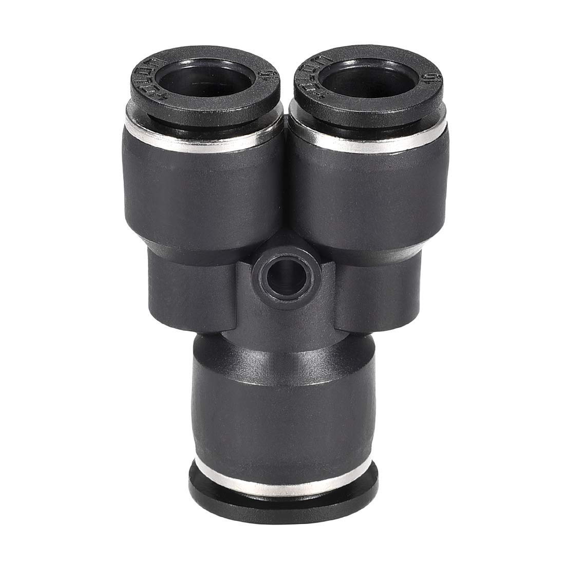 Plastic Connect Splitter Y Push to Tube Fittings 12 mm x 10 mm OD Push ...