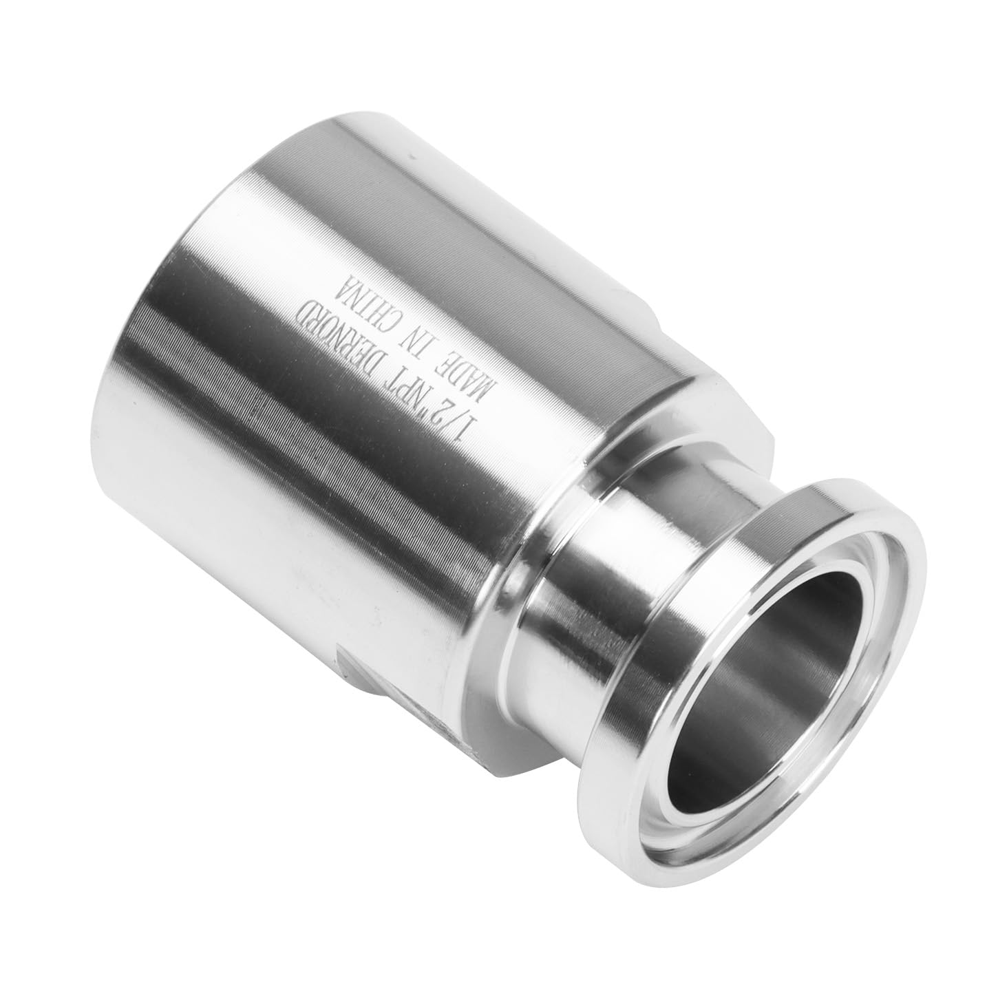 Snapklik.com : 1/2 Tri Clamp Adapter To 1/2 Inch FNPT Thread Ferrule ...