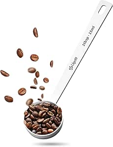 Amazon.com: Coffee Scoop, 1 Tbsp Long Handled 304 Stainless Steel Measuring Spoon for Coffee ...
