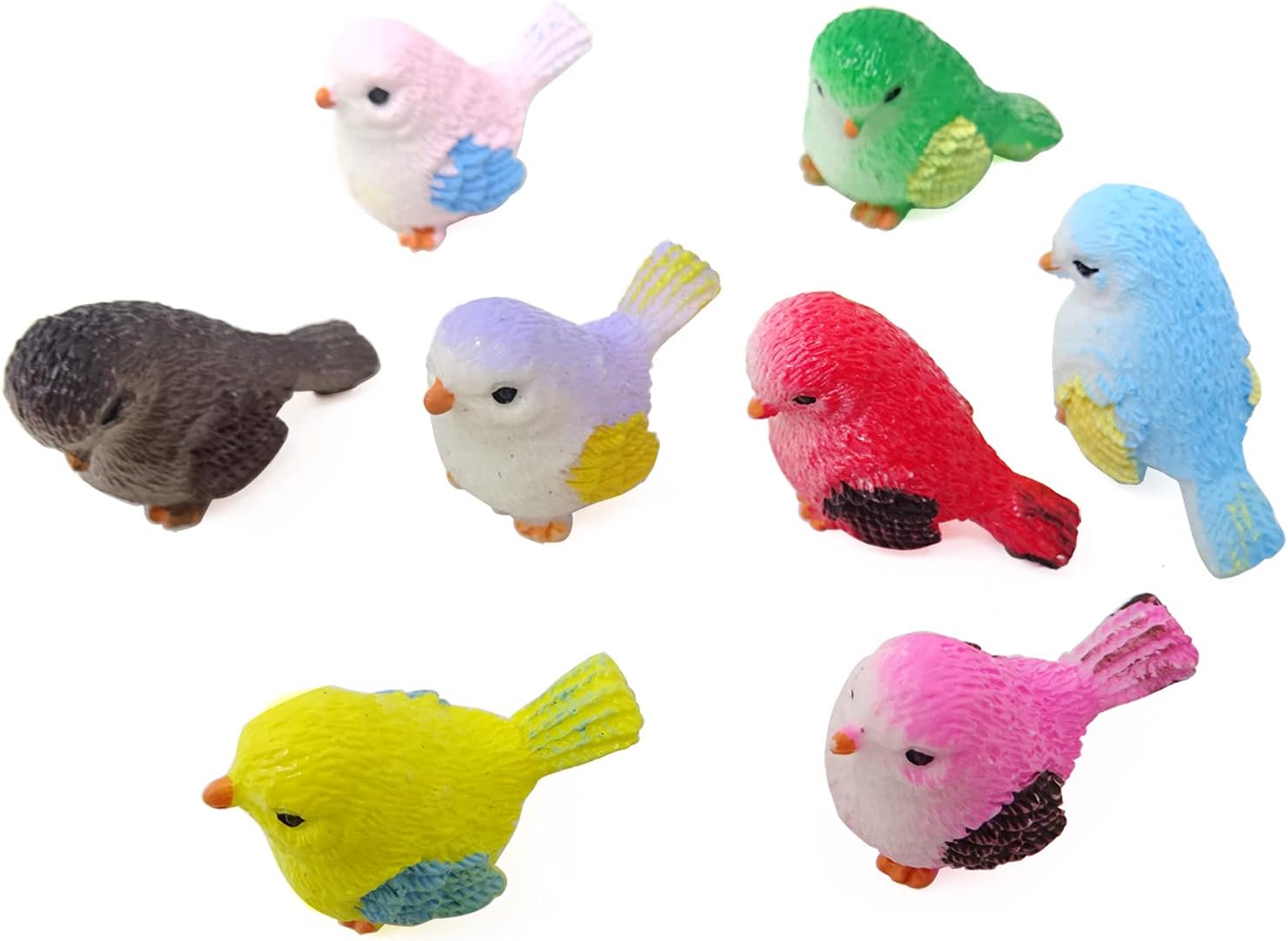 Amazon.com: MAOMIA Miniature Bird Decorative Figurines 10 Pcs Mini Bird ...