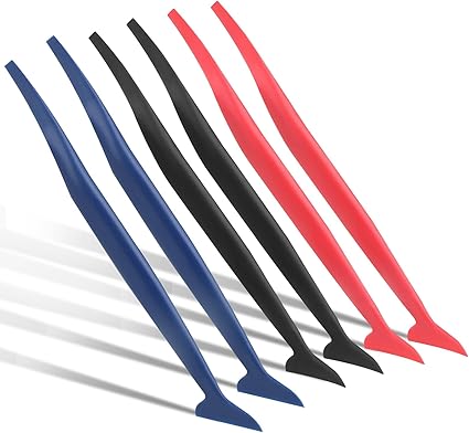 Amazon.com: Bewudy 6 Pcs Car Micro Squeegee Curves Slot Tint Tool Set ...