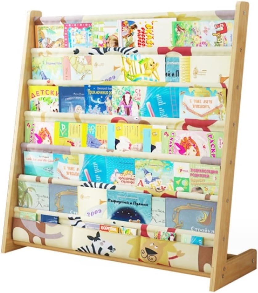 Amazon.com: Book Shelf Bookshelf Bookshelves 6 Tiers Bookshelf Wooden ...