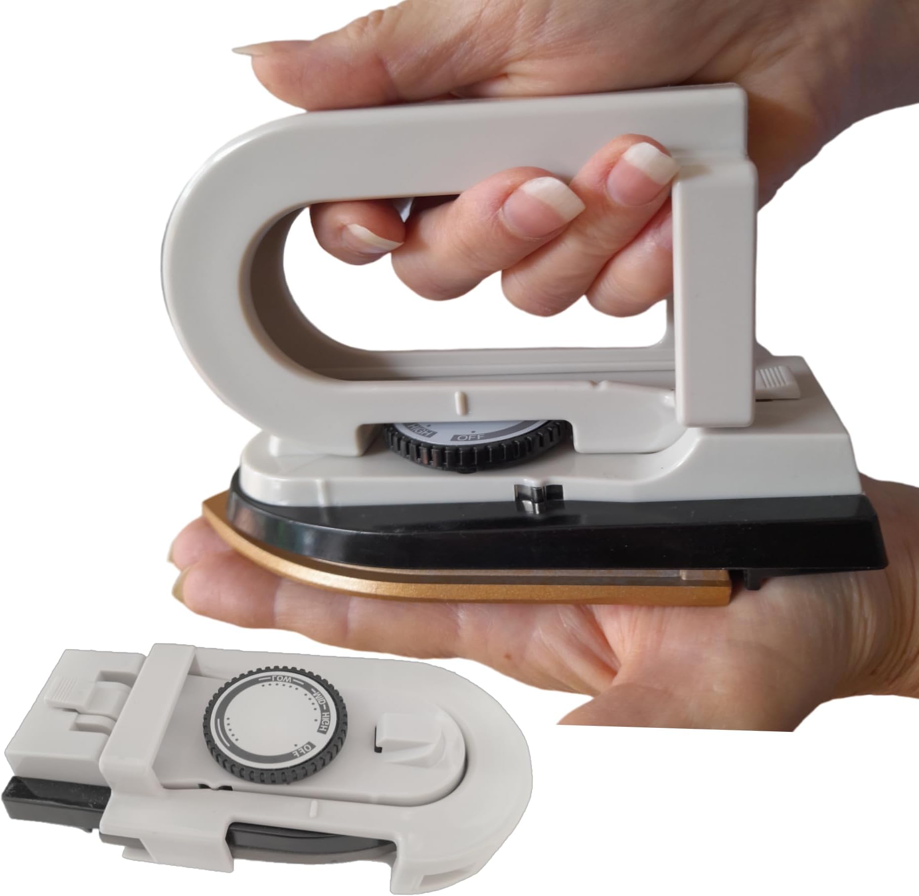 Amazon.com: EnzZone Travel Iron with Dual Voltage - 100V/240V ...