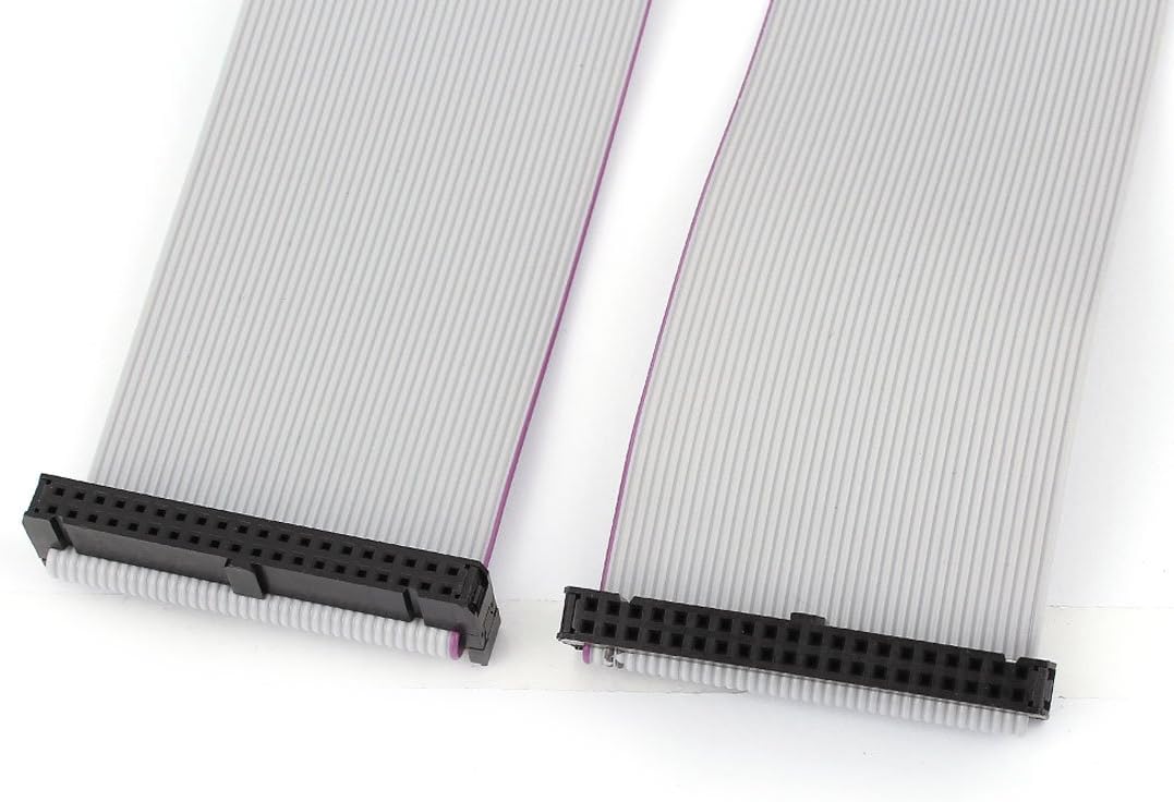 Sourcingmap IDC 40-Pin Female to Female Connector Flat Ribbon Cable ...