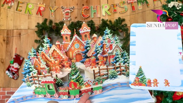 Watch Gingerbread Pop Up Card on Amazon Live