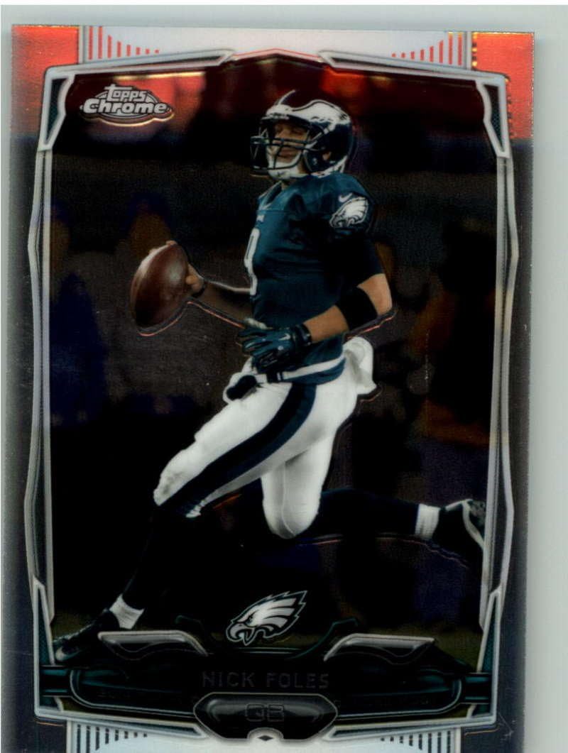 Amazon.com: 2014 Topps Chrome Football #109 Nick Foles Philadelphia ...