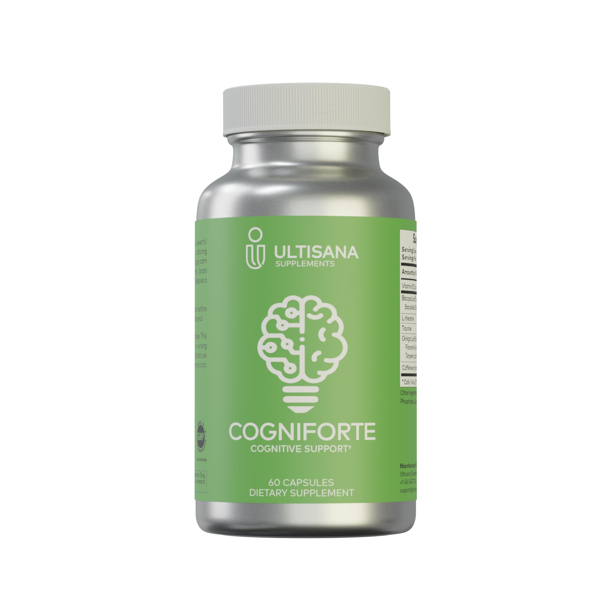Amazon.com: Ultisana Cogniforte Vitamin B12 Supplement for Focus and ...