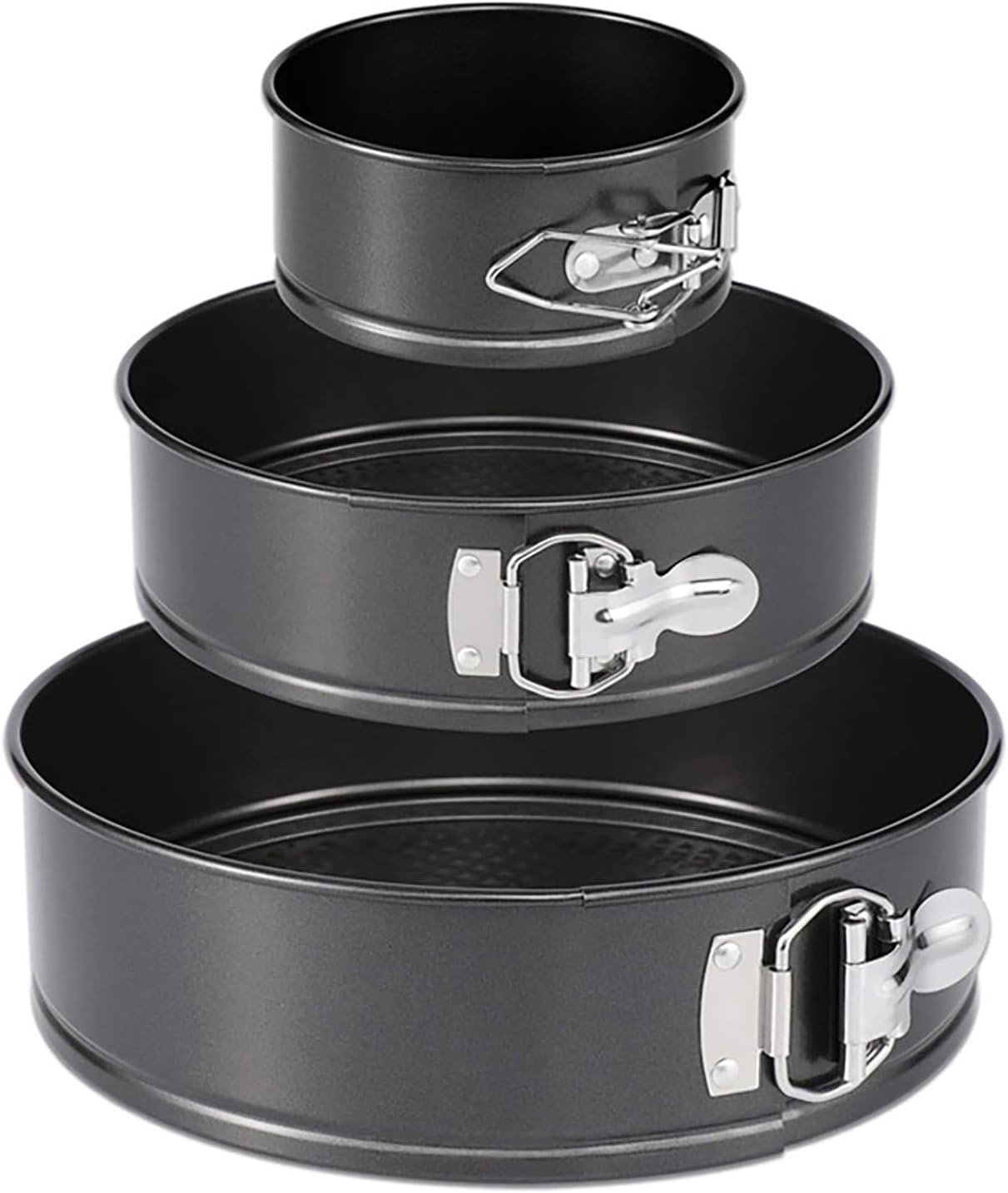 Amazon.com: isheTao Cake Pan Set for Baking, Non-Stick Springform Pans ...