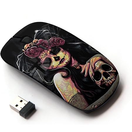 Amazon.com: KOOLmouse [ Optical 2.4G Wireless Mouse ] [ Skull Rock Roll ...