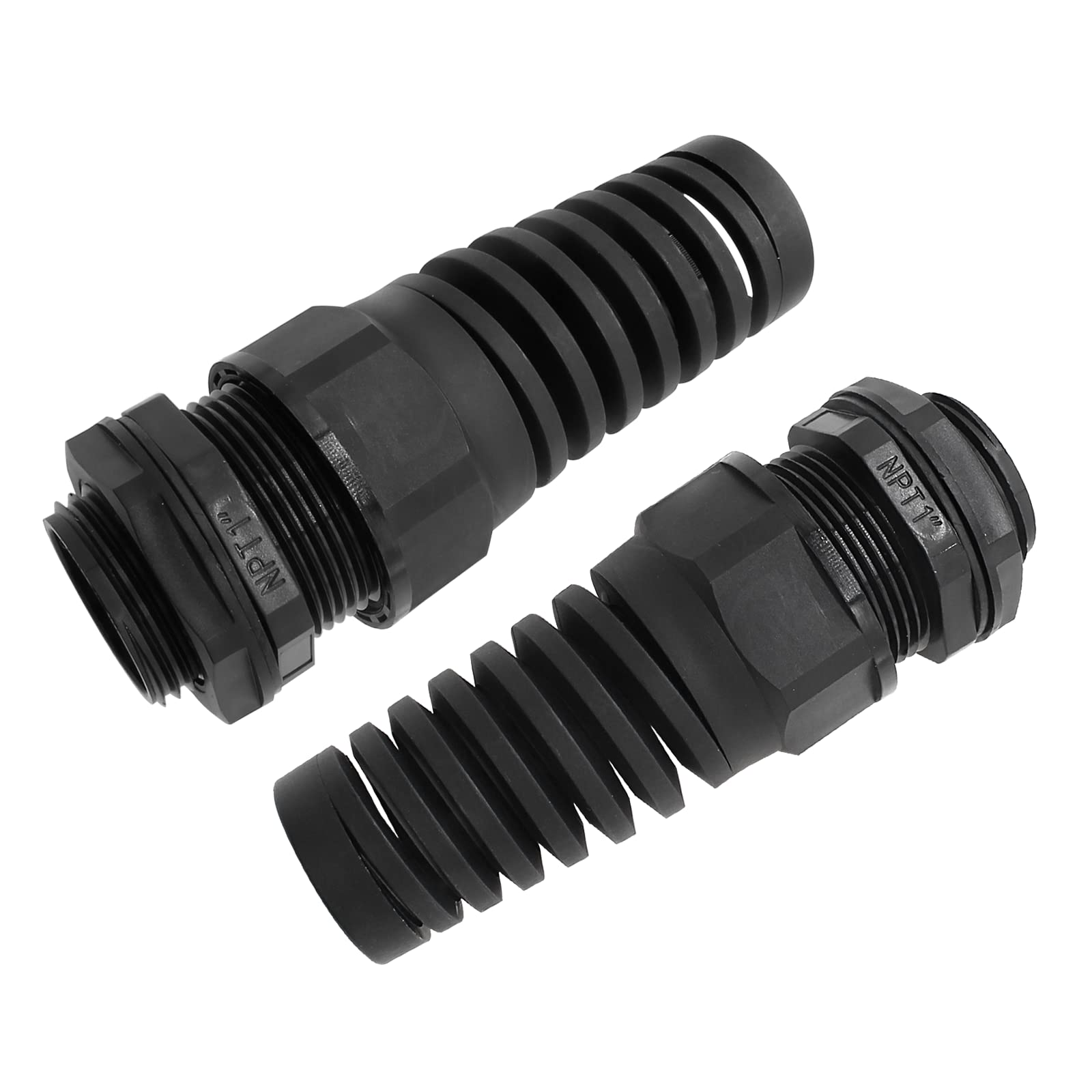 Strain Relief 2Pcs NPT 1/2 Waterproof Cable Gland - Adjustable 6-12mm ...