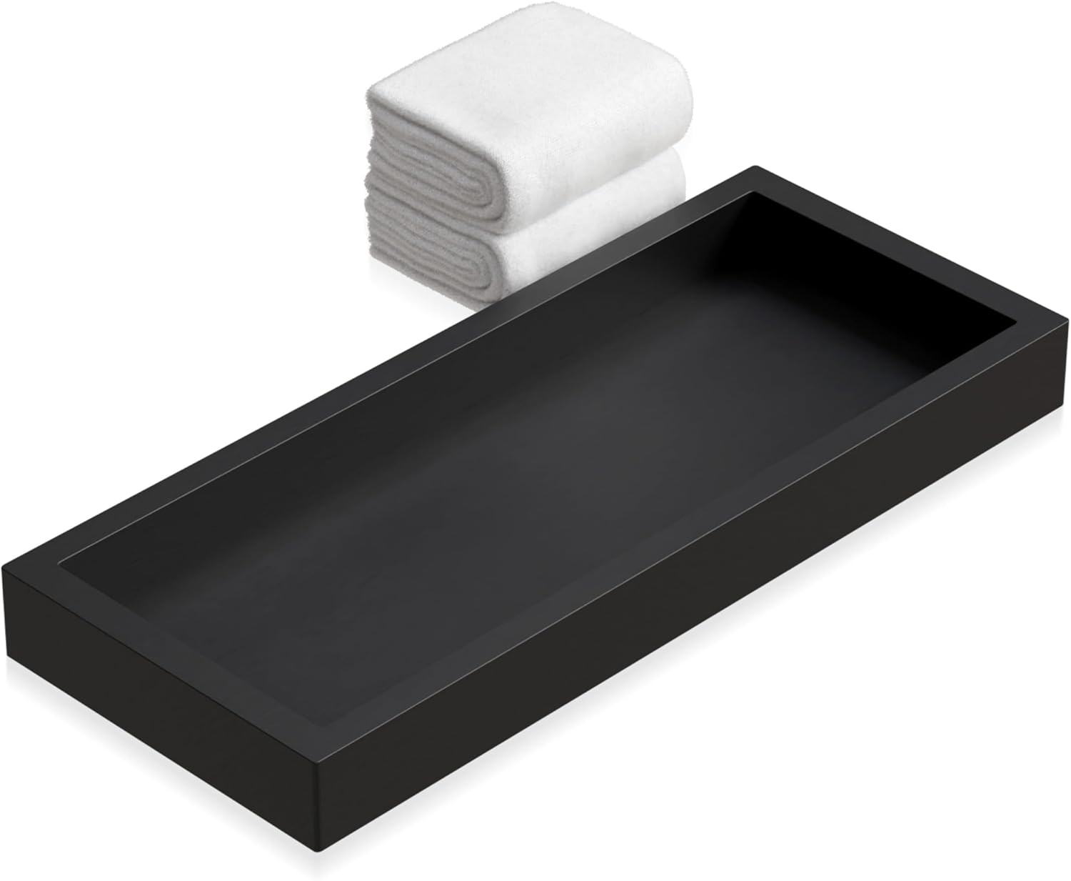 Amazon.com: Homentic Bamboo Vanity Tray - Bathroom Counter Tray Decor ...