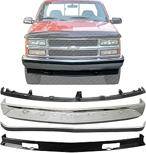 Amazon.com: US AUTO PARTS PLUS New Front Bumper Face Bar Chrome ...