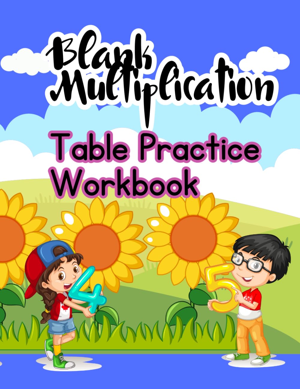 Blank Multiplication Table Practice Workbook: This Multiplication Blank ...