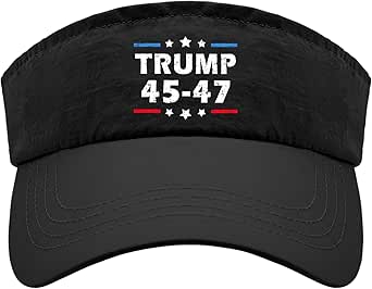 Trump 2024 47th President Trump Cap Sun Visor Hat for Adult Baseball ...