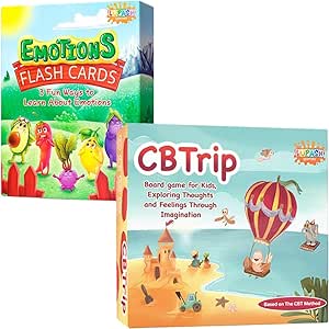 Amazon.com: Emotion Cards for Kids - Feelings Flashcards Help Develop ...