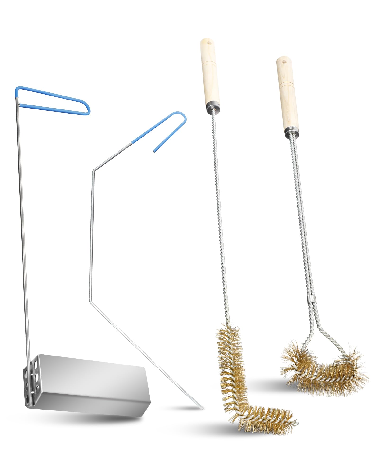 Amazon.com: 4-IN-1 Fryer Cleaning Tools, L Shaped Fryer Cleaning Brush ...