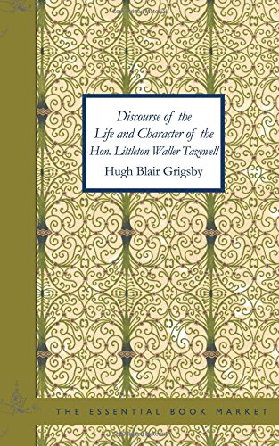 Amazon.com: Discourse of the Life and Character of the Hon. Littleton ...