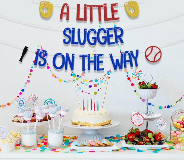 Happy Birthday Little Slugger Baseball Baby Shower Party Ideas | Photo
