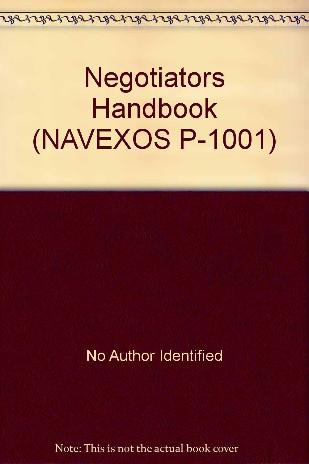 Negotiators Handbook: No Author Identified: Amazon.com: Books
