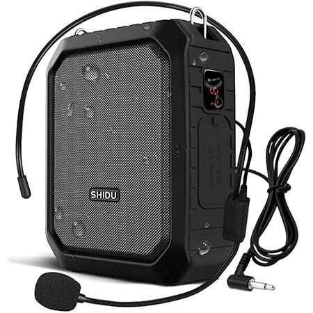 Amazon.com: Portable Mini Bluetooth PA System with Wireless Headset ...