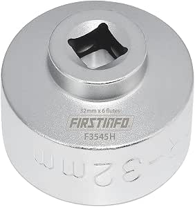 FIRSTINFO F3545H 32mm Hex Low Profile Oil Filter Wrench Socket ...