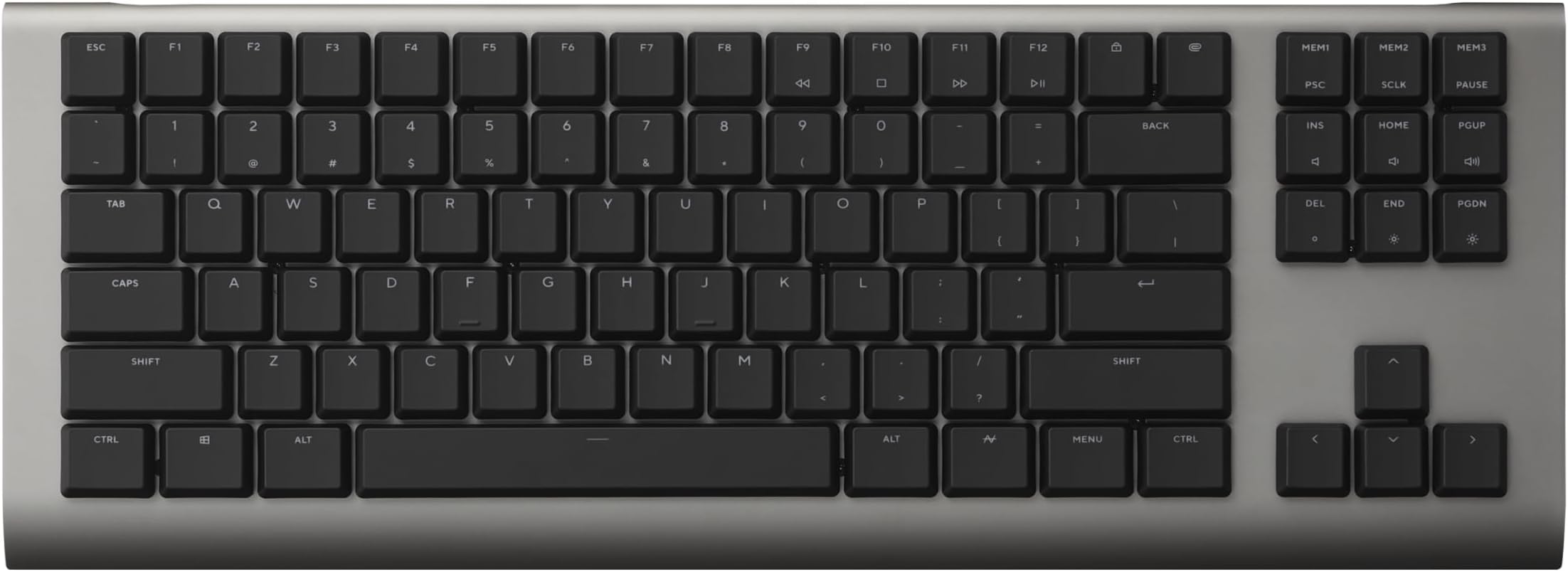 Amazon.com: ZENAIM Keyboard TKL, Wired US Layout, Low Profile, Rapid ...