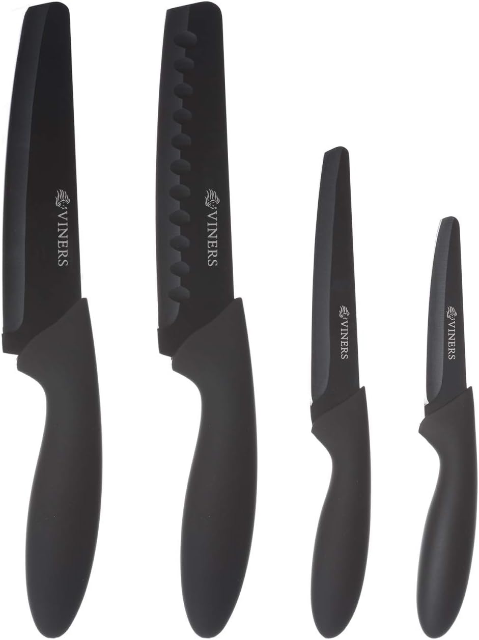 Viners Assure 4 Piece stainless steel Knife Set : Amazon.co.uk: Home ...