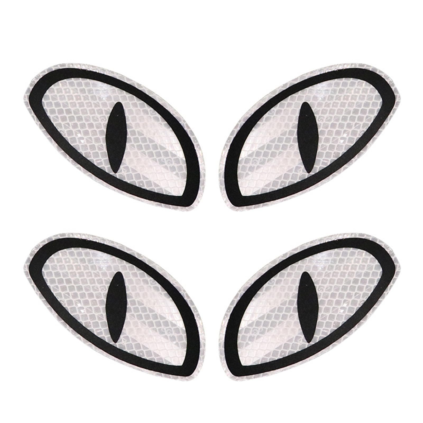 Amazon.com: PTILSERY Cartoon Reflective Stickers 2 Pairs Yellow ...