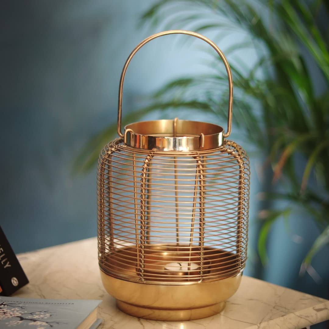 Lantern Table Top Wire Holders Candle Holder Wire Lantern | Oval