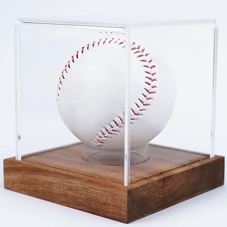Amazon.com: Baseball Display Case, Clear Cube Baseball Holder with ...