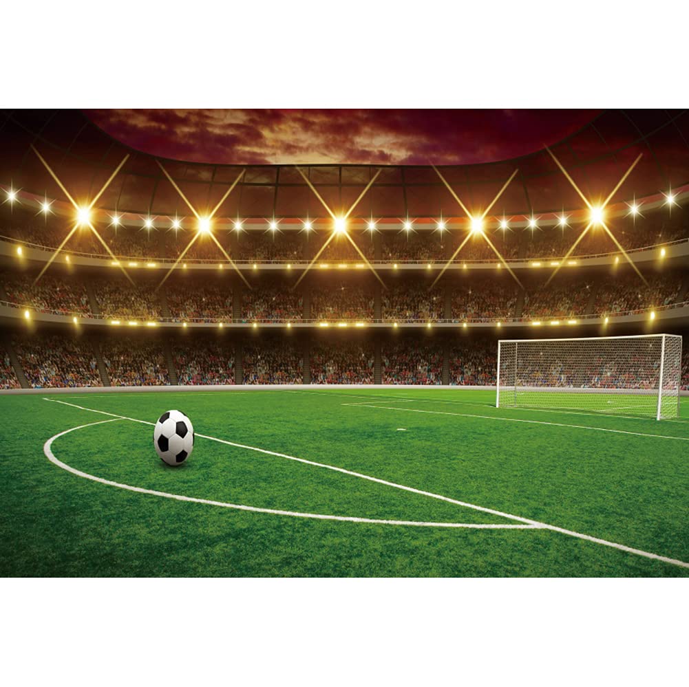 Buy CSFOTO 10x6.5ft Football Background Football Field Score Goal ...