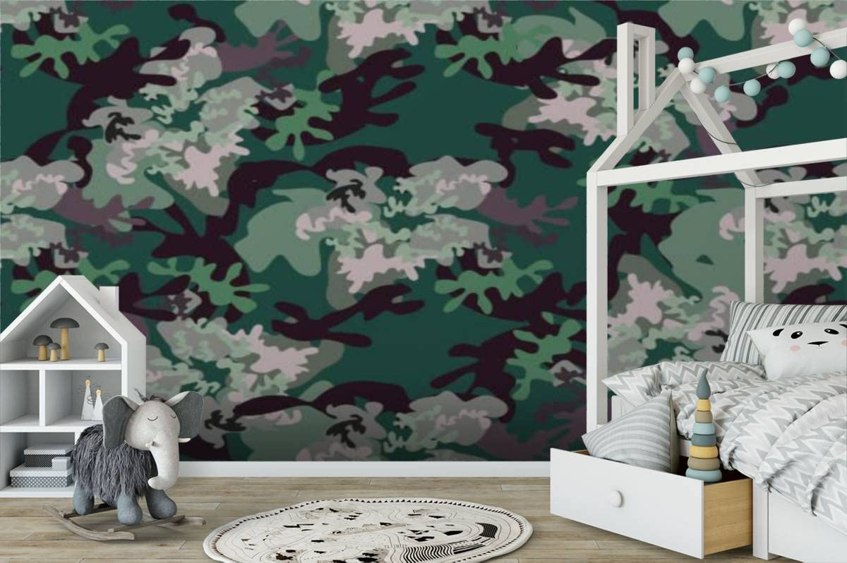 Camo Bedroom Wallpaper