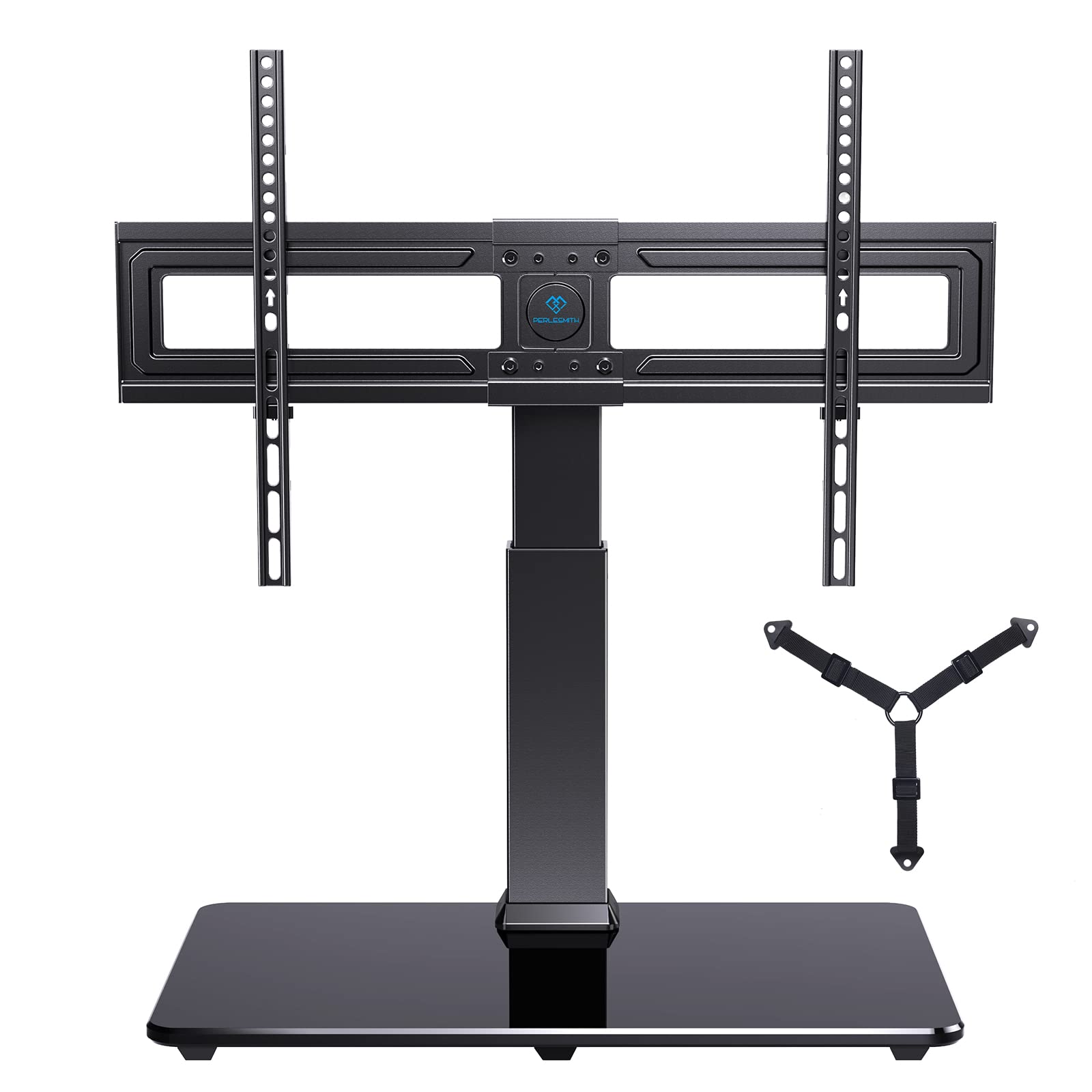 PERLESMITH Swivel TV Stand Universal Table Top TV Base For 32 To 70