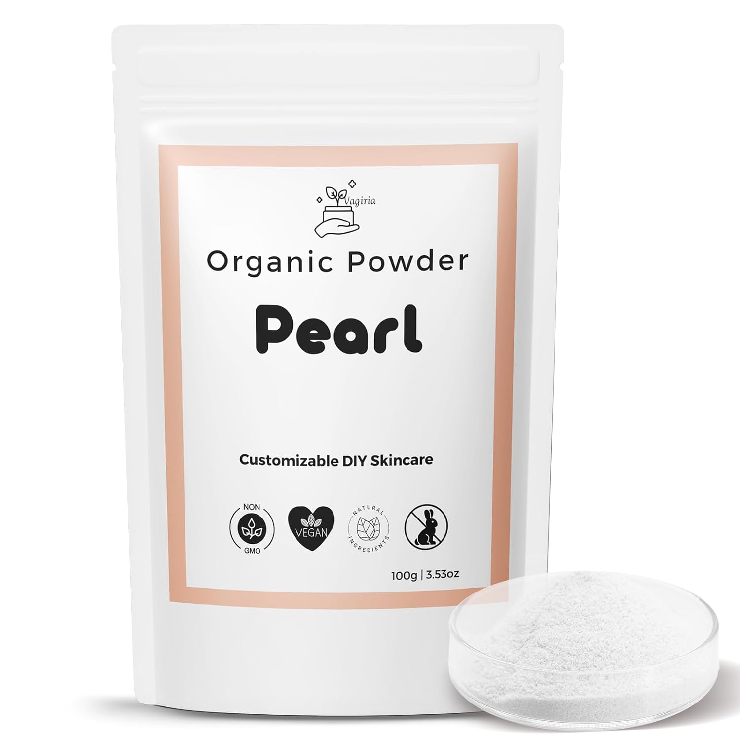 Amazon.com : Freshwater Pearl Powder for DIY Skincare - 100% Natural ...