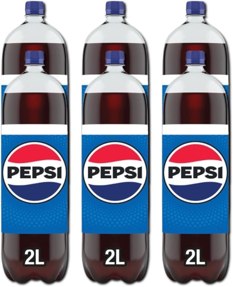 Pepsii Original Cola Flavoured Fizzy Soft Drink with Sugar and ...