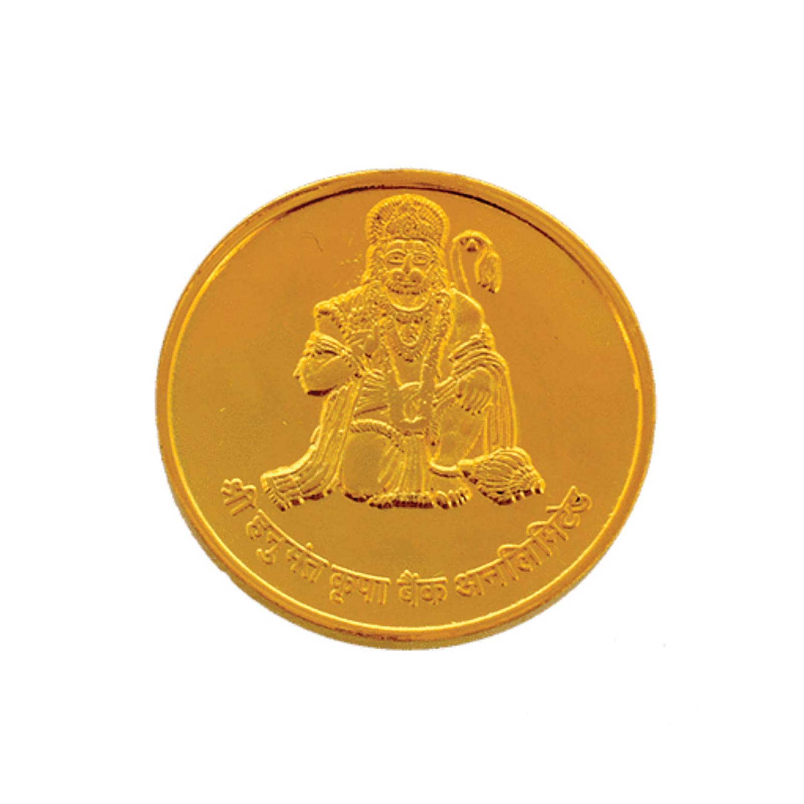 Buy Hanuman Ji Gold Plated Coin (Set of 7) | Bajrang Bali Currency| God ...