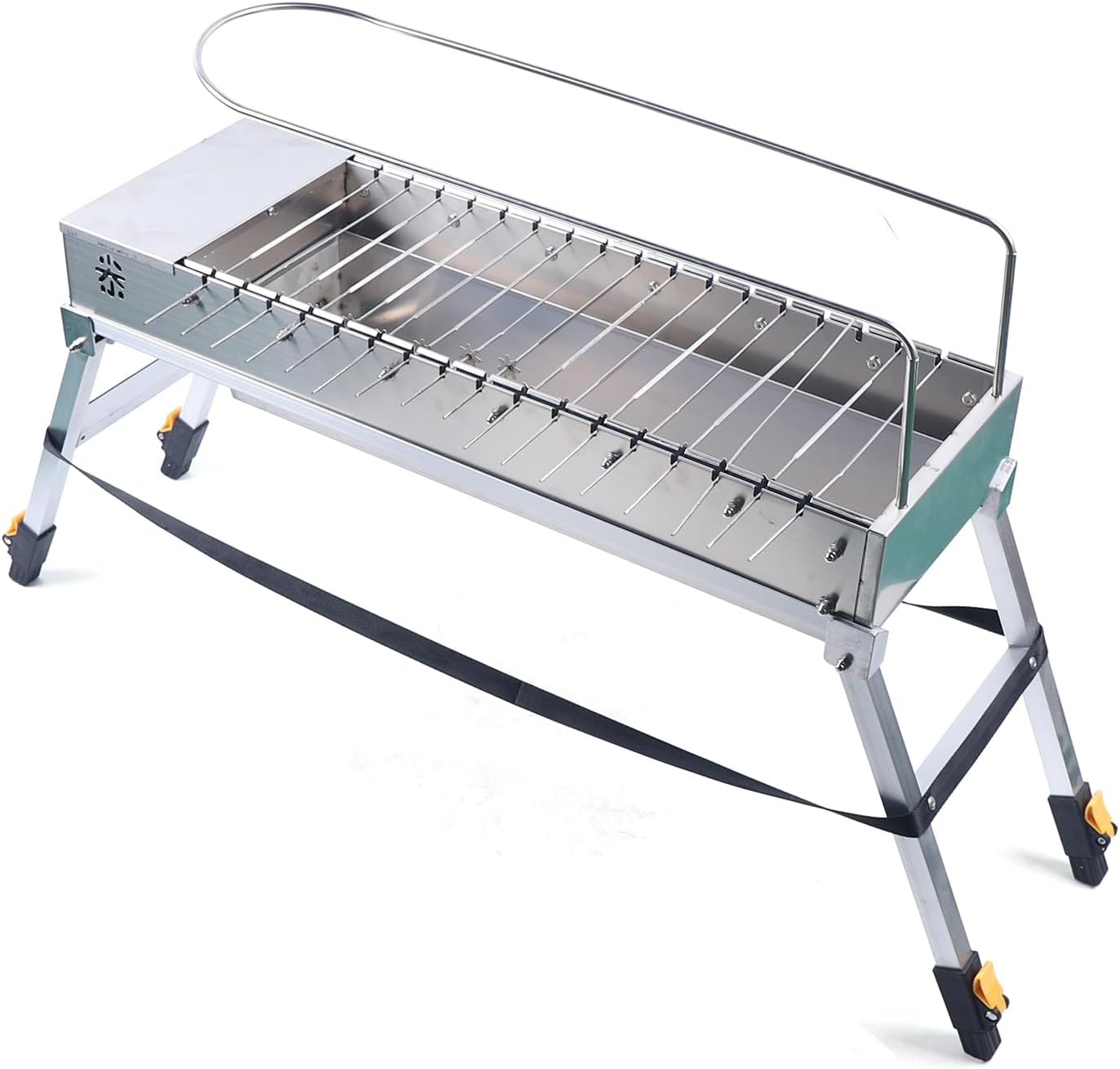 Amazon.com: Rotating Rotisserie Grill,Folding USB Electric Charcoal Grill,Stainless Steel ...