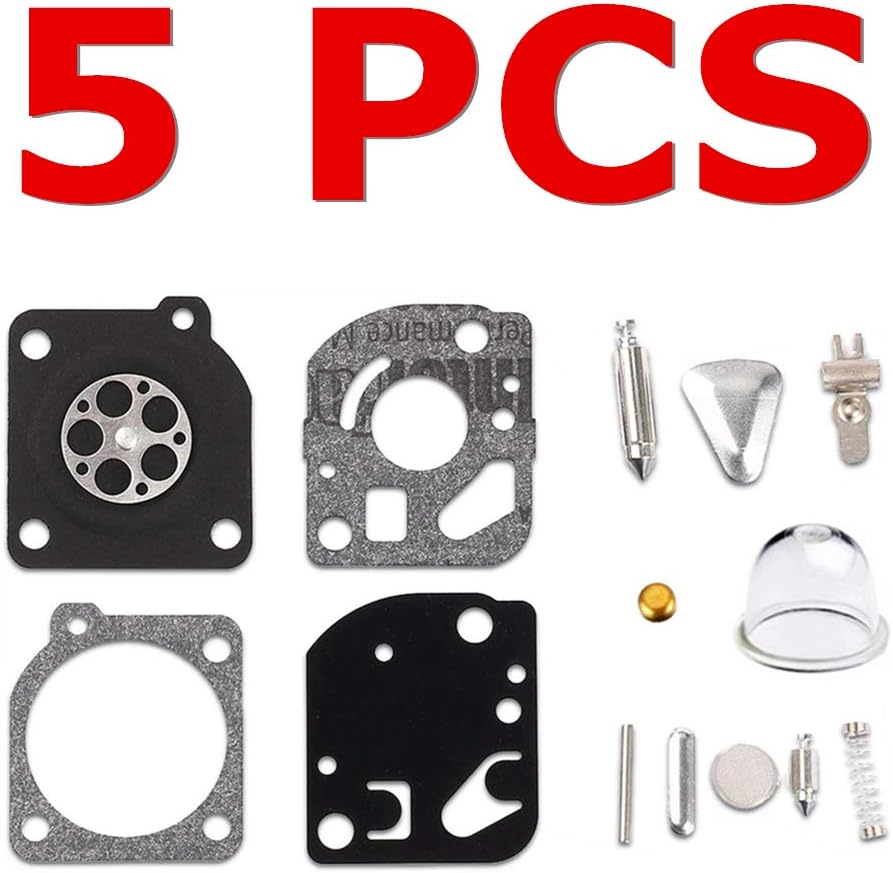 Amazon.com: YOFMOO Carburetor Rebuild Kit Compatible with Zama RB-47 ...